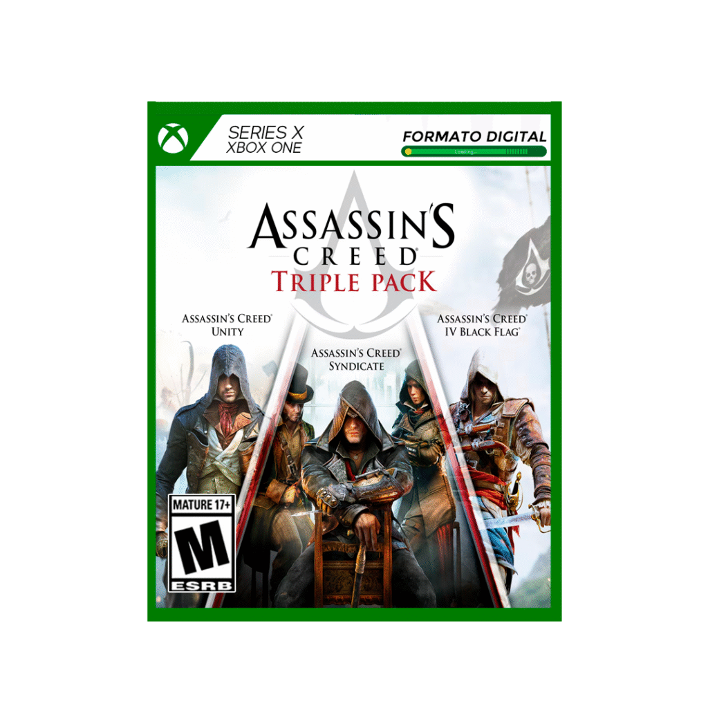 Pack triple Assassins Creed: Black Flag, Unity, Syndicate (XBOX) - New ...