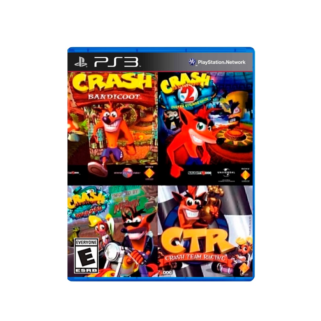 CRASH BANDICOOT COLLECTION X4 - PS3 DIGITAL - New Level
